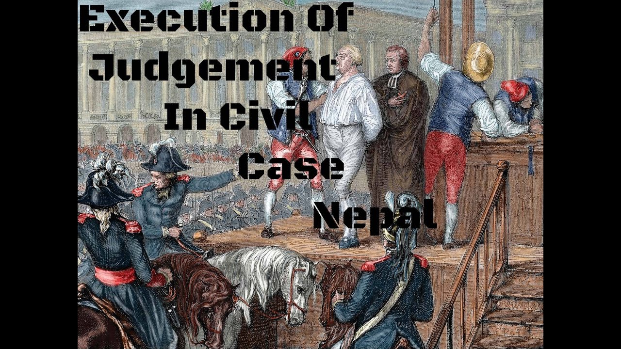 Execution of Judgement in Civil case In Nepal - YouTube