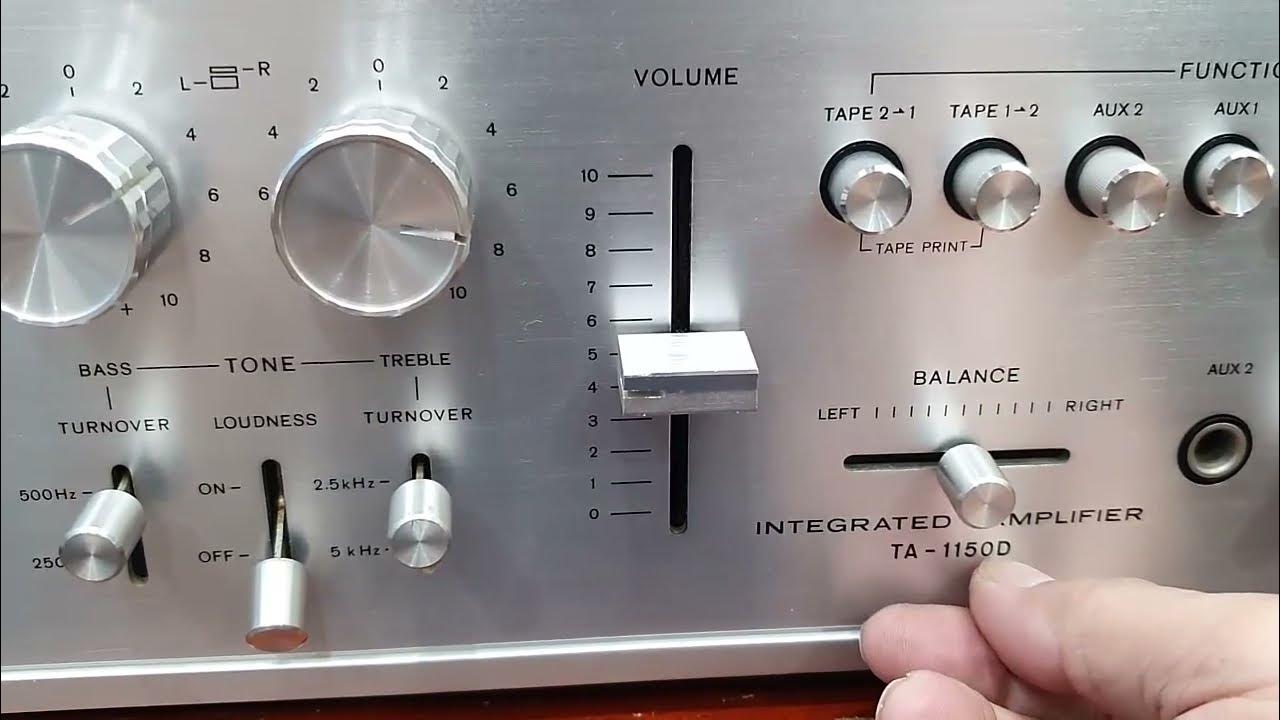 2tr8 amply Sony TA 1150d đẹp keng - YouTube