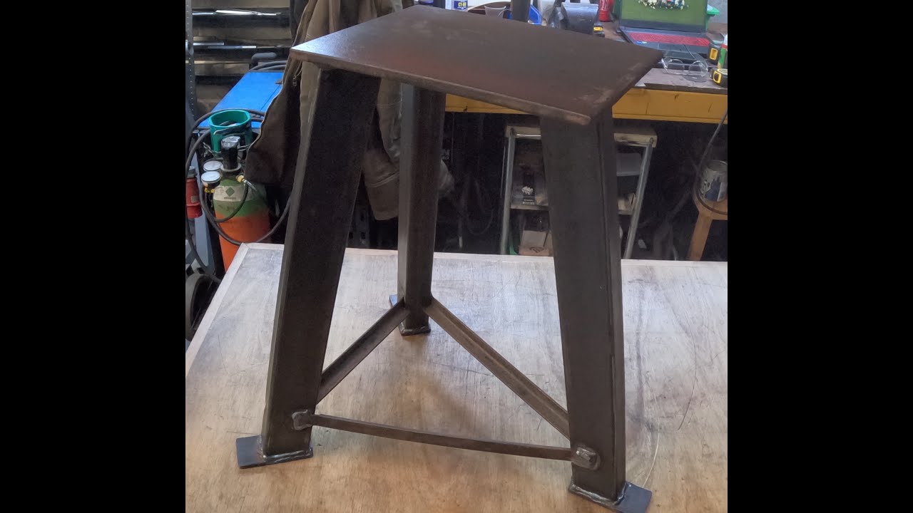 Making an anvil stand part 1 - YouTube