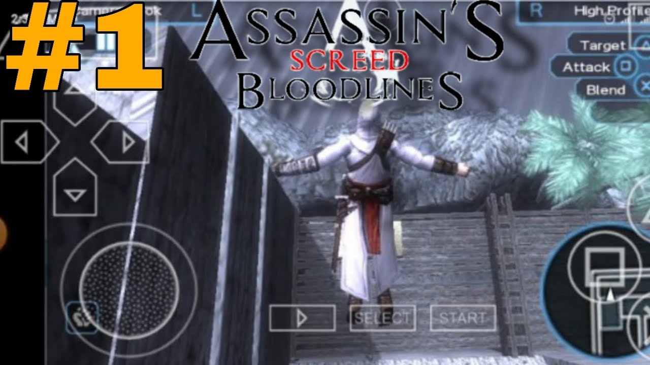 assassin blood lines in ppsspp part 1 - YouTube