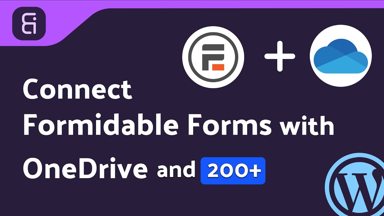 Integrating Formidable Forms With Onedrive Step By Step Tutorial Bit Integrations Youtube 0321