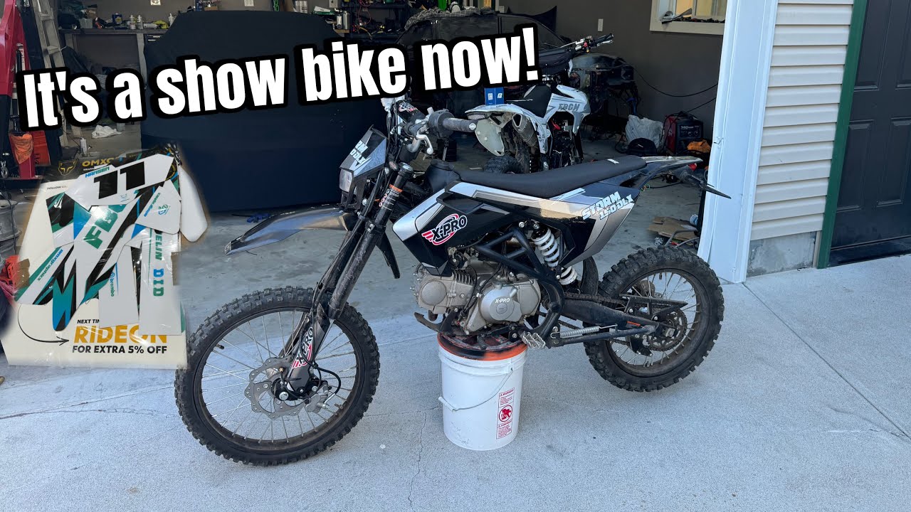 XPRO storm 150 getting race ready… now it looks too good!!! - YouTube