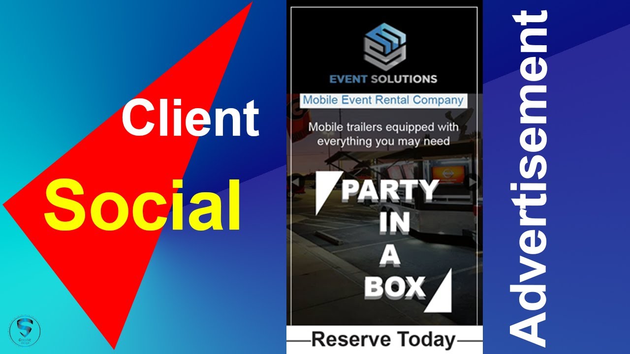 How to Create Social Advertisement for a client | Adobe Illustrator ...
