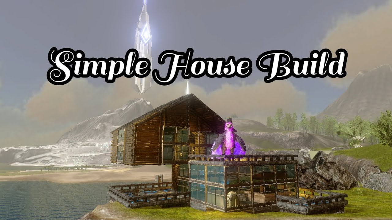 Simple House Build tutorial Arkmobile #arksurvival #beginnersguide #howtobuild #aawtari # ...