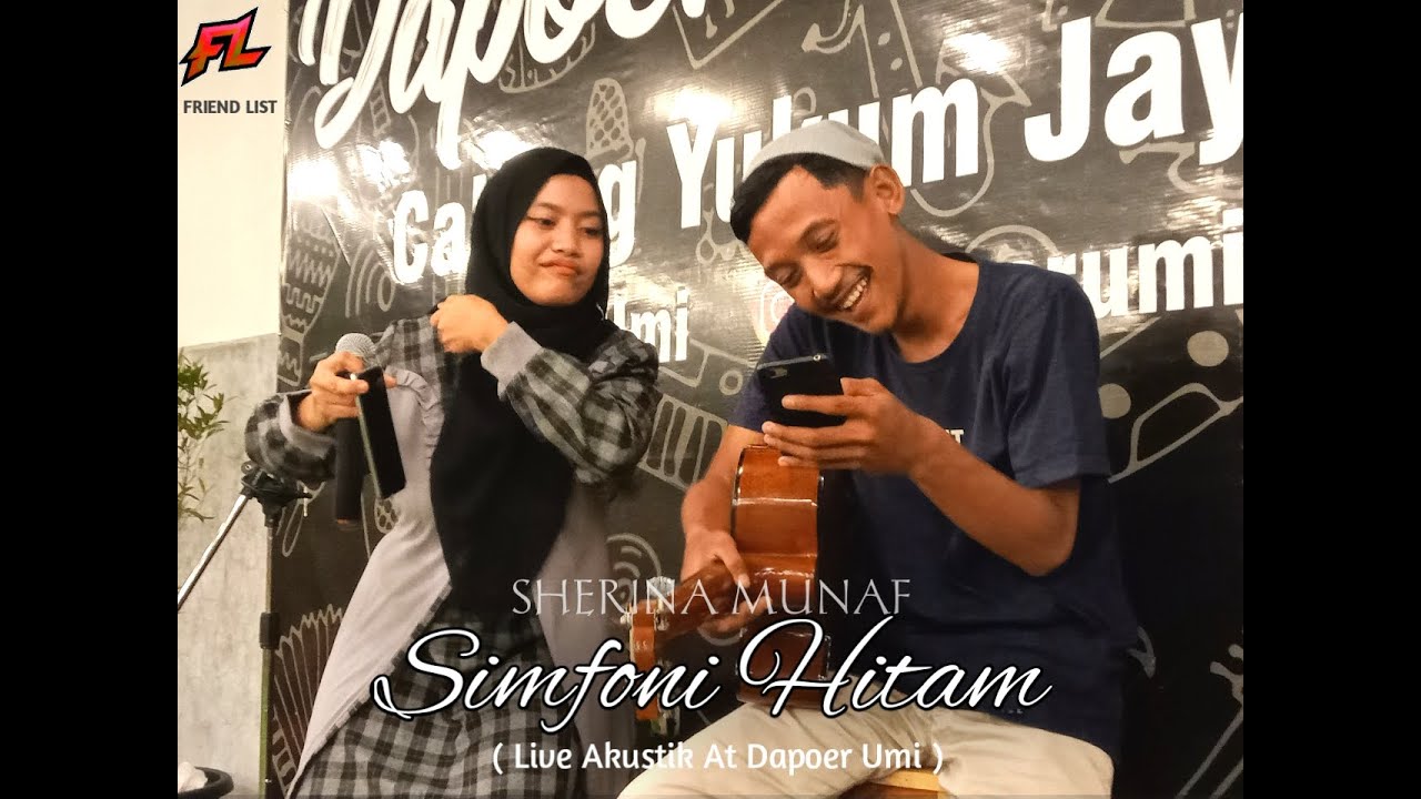 SIMFONI HITAM - SHERINA MUNAF | COVER ( IDA & WIDI ) | AT DAPOER UMI ...