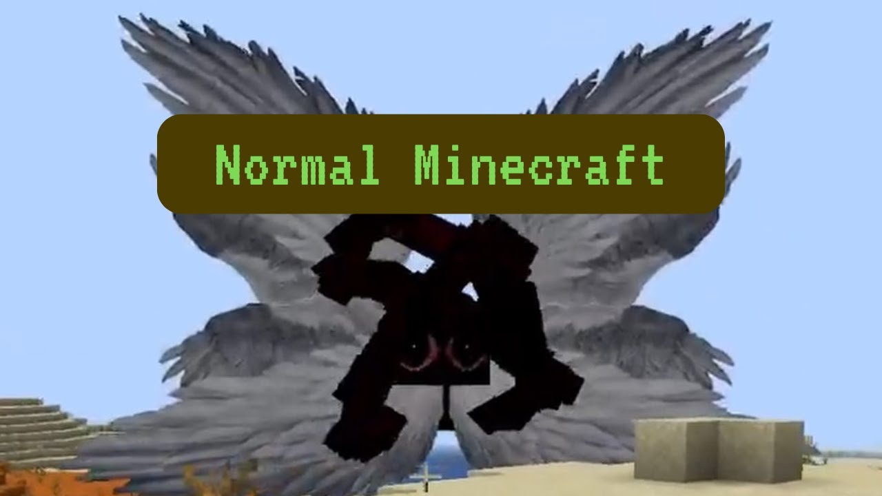 Playing Normal Minecraft - YouTube