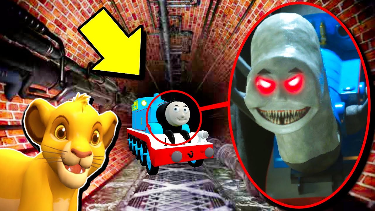 Cursed THOMAS THE TRAIN was hiding.. (HELP) - YouTube