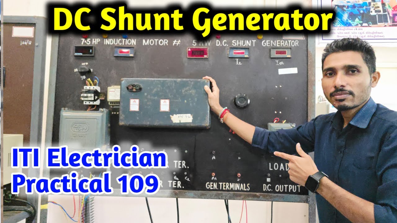 Determine build up voltage of DC shunt generator with varying field ...