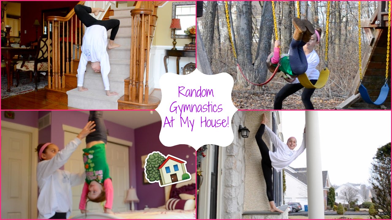Random Gymnastics at Home! - YouTube