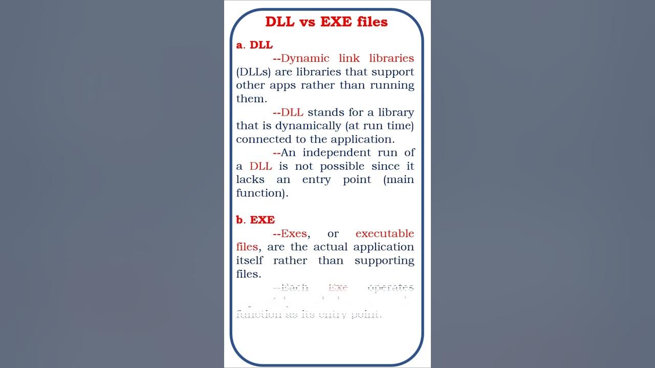 Difference Between Dll And Exe Coding Java Jscript Class Developer Mvc Webapi