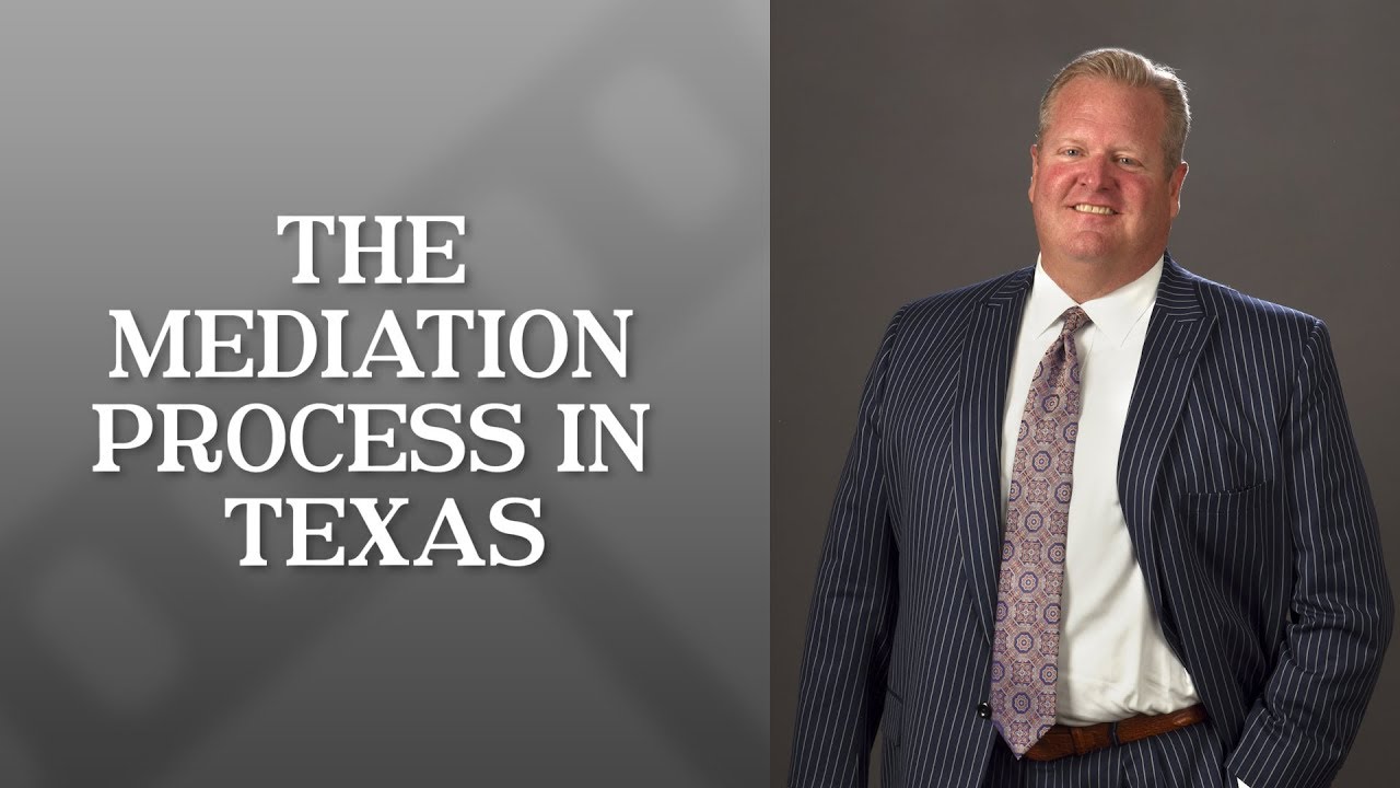 Describe the mediation process in Texas | Mark Scroggins - YouTube