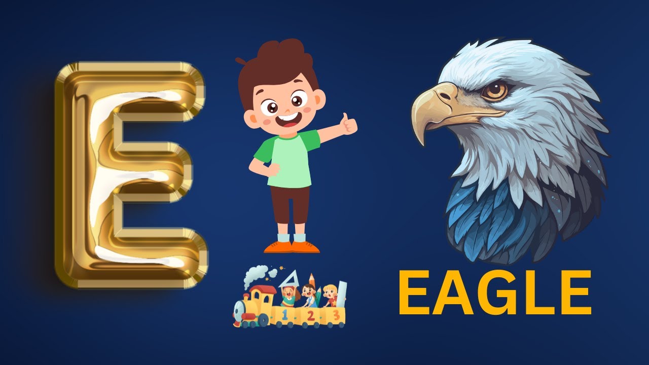 E is for EAGLE | ABC song From A to Z I ABC Song for Children | ABC ...