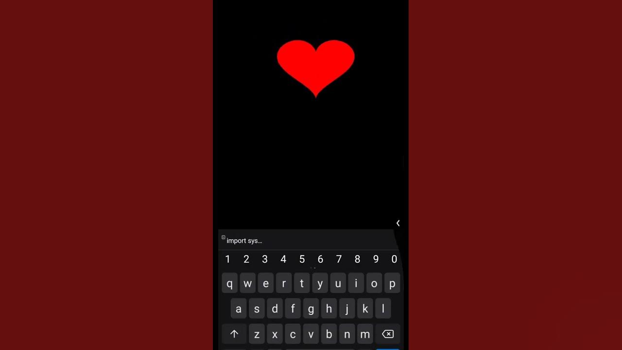 Bouncing Heart Using Python Pygame Module Python Shorts Coding Programming Youtube 5186