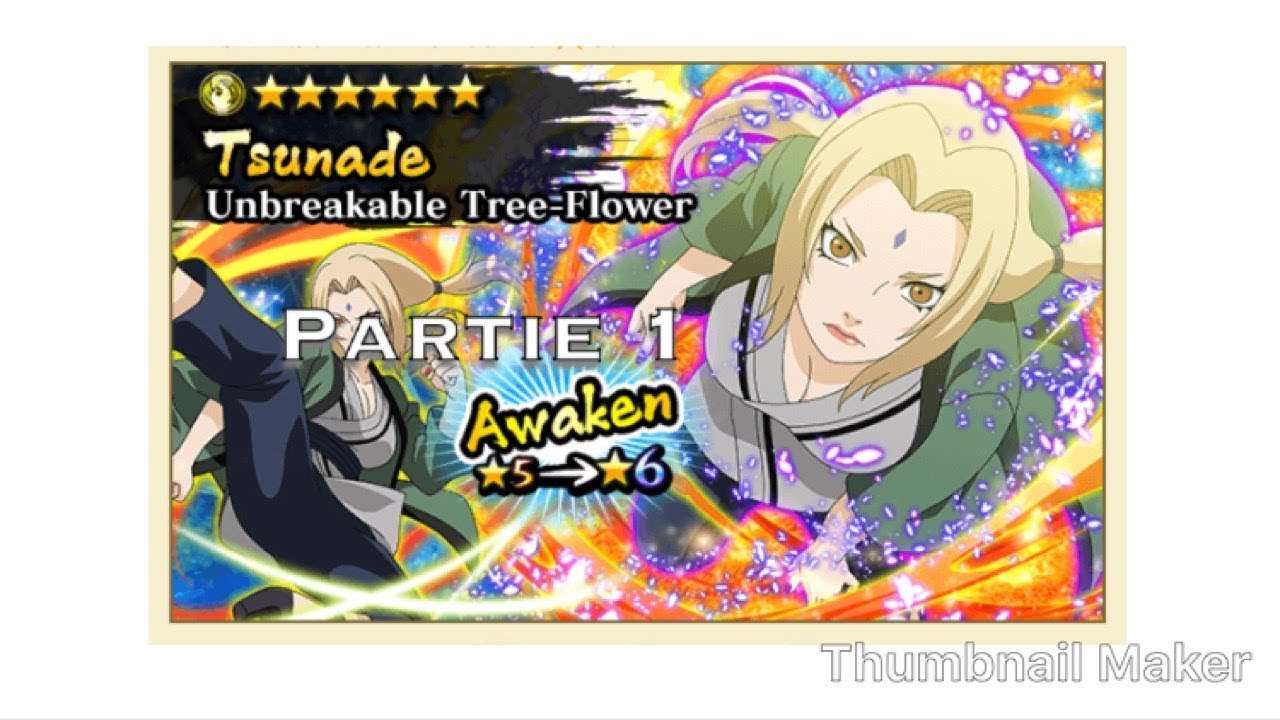 NARUTO BLAZING Tsunade 5⭐️ Slug Princess Exorcism Partie 1 - YouTube
