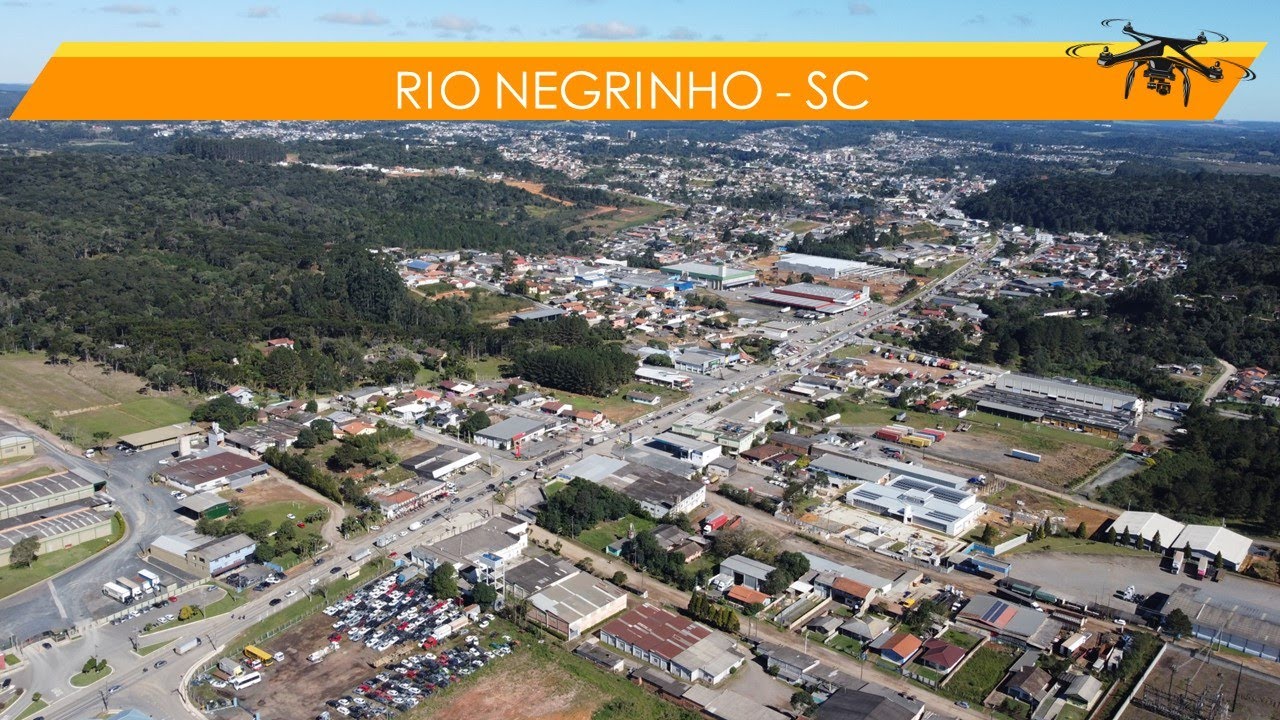 Rio Negrinho Santa Catarina 43.000 habitantes 2024 Giro 360º graus por ...