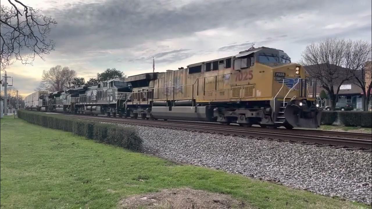 Railfanning at Thomasville on February the 10Th to see intermodal train with Union Pacific motor ...