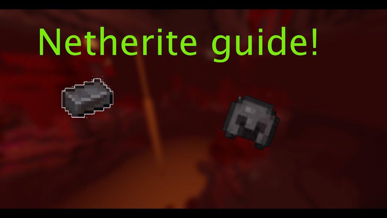 Simple and efficient way to find netherite! 1.16 - YouTube