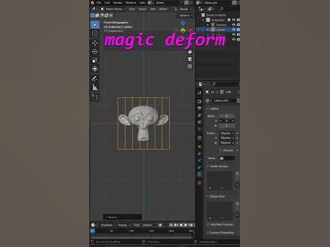 Correct Way To Deform Mesh #blenderustad - YouTube