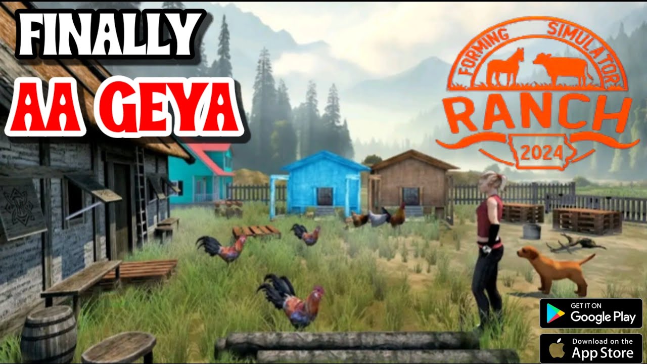 RANCH SIMULATOR 24 MOBILE RELEASE IN ANDROID | BEST SIMULATOR GAME IN ...