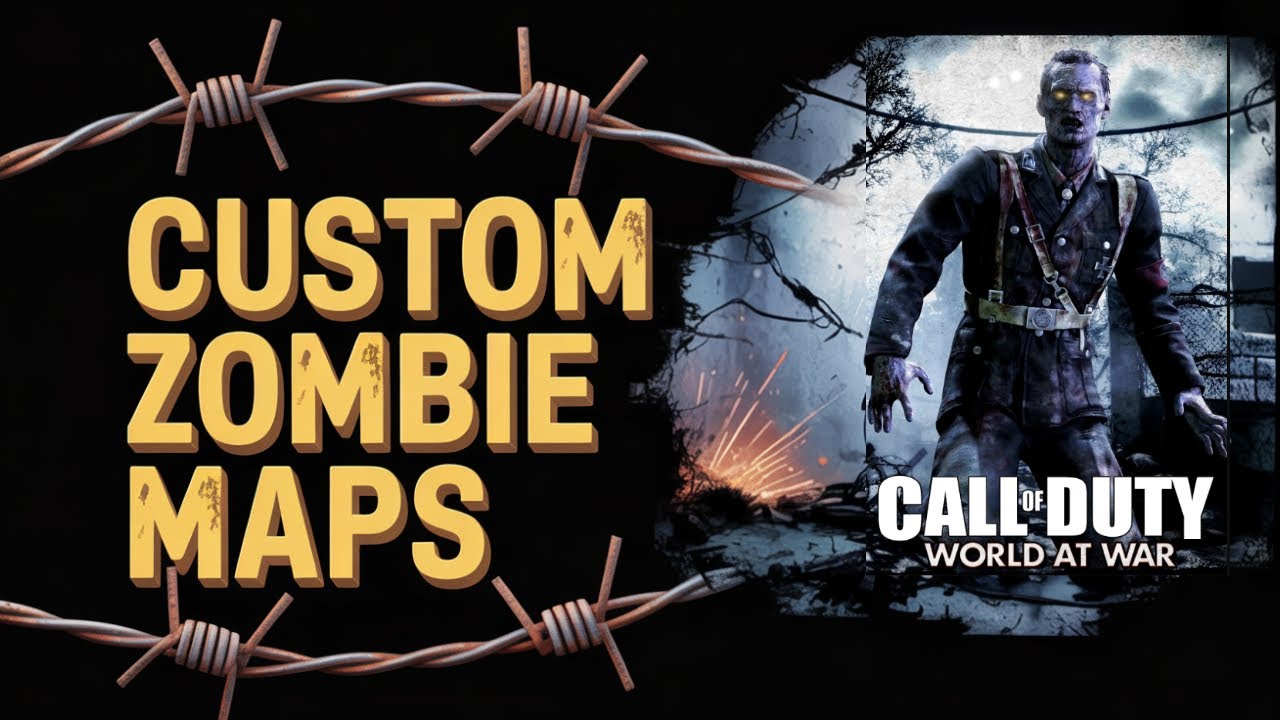 Call Of Duty World At War Custom Zombies "Courtyard of the dead" - YouTube