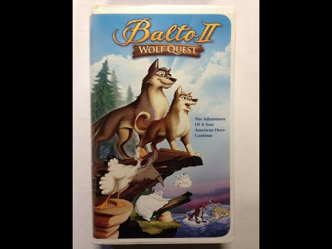 Opening To Balto II: Wolf Quest (2002) VHS - Reversed!