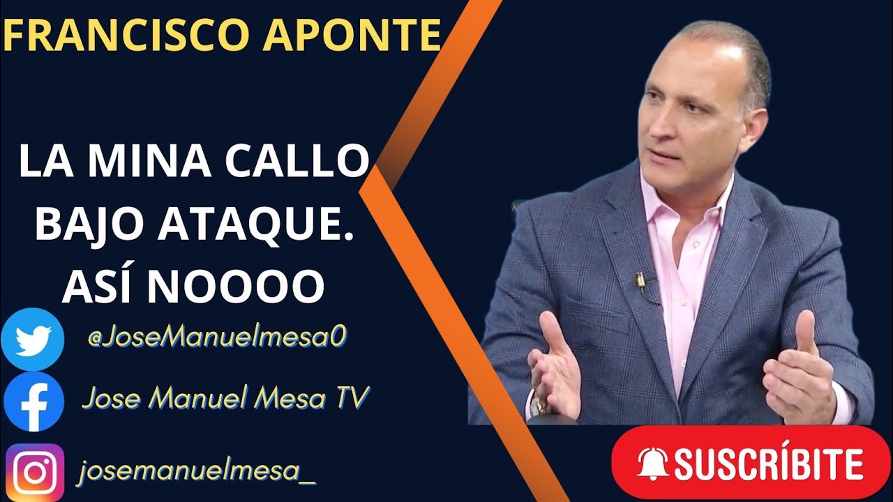 FRANCISCO APONTE- LA MINA CALLO BAJO ATAQUE. ASÍ NOOOO - YouTube