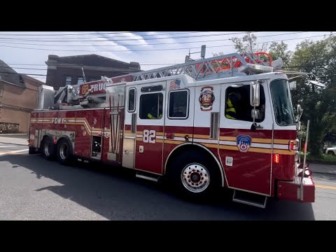 FDNY ENGINE 162, FDNY LADDER 82 AND BATTALION 23 RESPONDING TO REPORTED ...