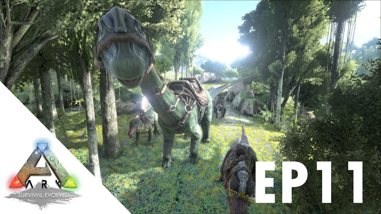ARK: Survival Evolved S1Ep11 Part 1 Moving The ARK Master Tamer Out and ...