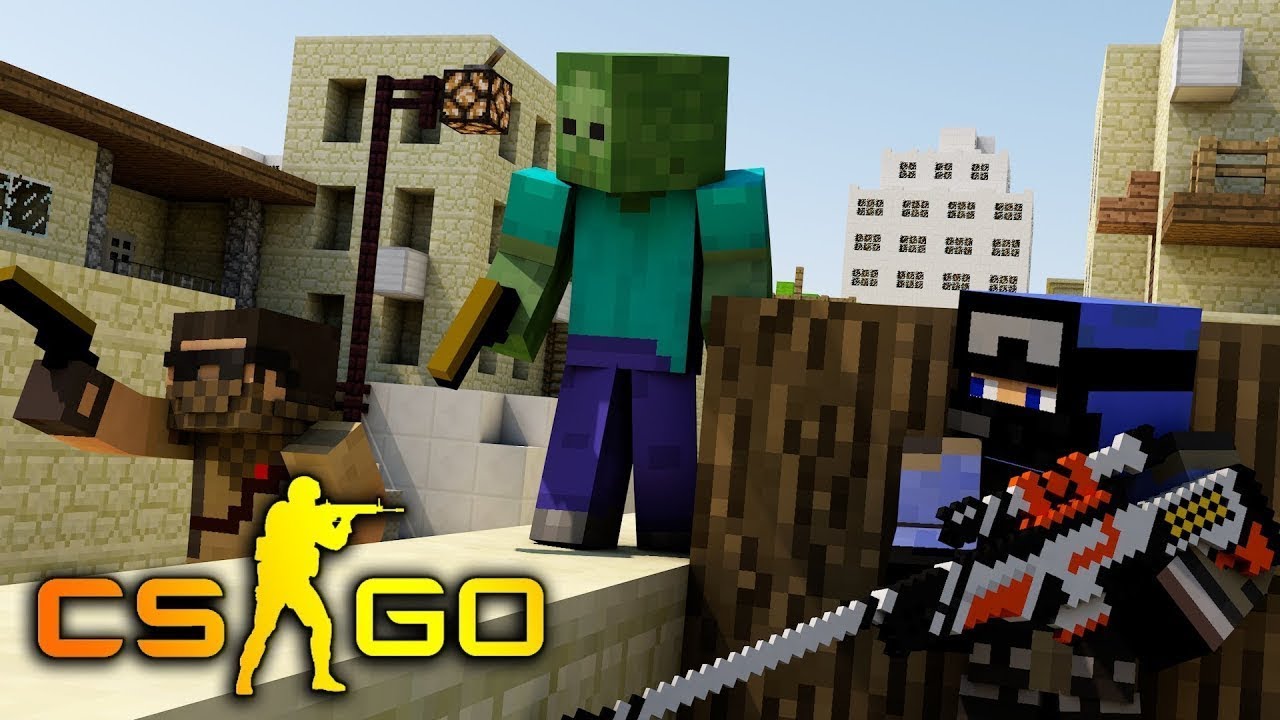 counter strike 1. 6 minecraft - YouTube