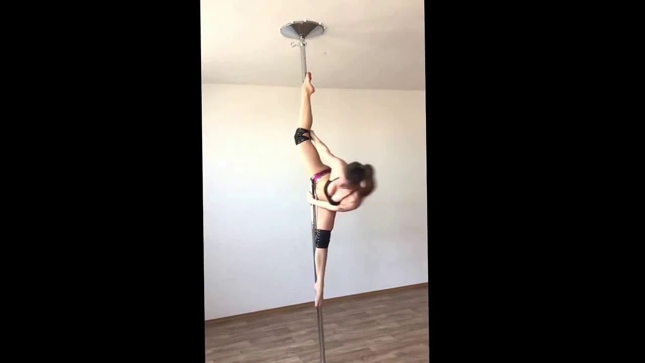 Pole Dancing *Spinning Pole *Inverted Twisted Split - YouTube