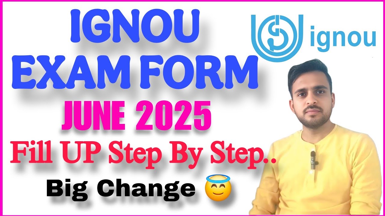 Ignou Exam Form June 2025 Fill Up Step by Step || IGNOU परीक्षा फार्म ...