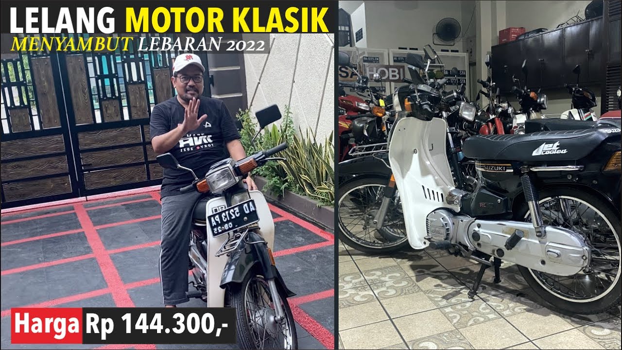 LELANG MURAH Motor Klasik Suzuki RC 80 Original - YouTube