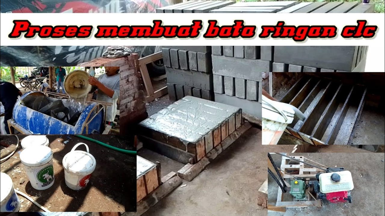 Begini Proses Pembuatan Bata Ringan Menggunakan Mesin