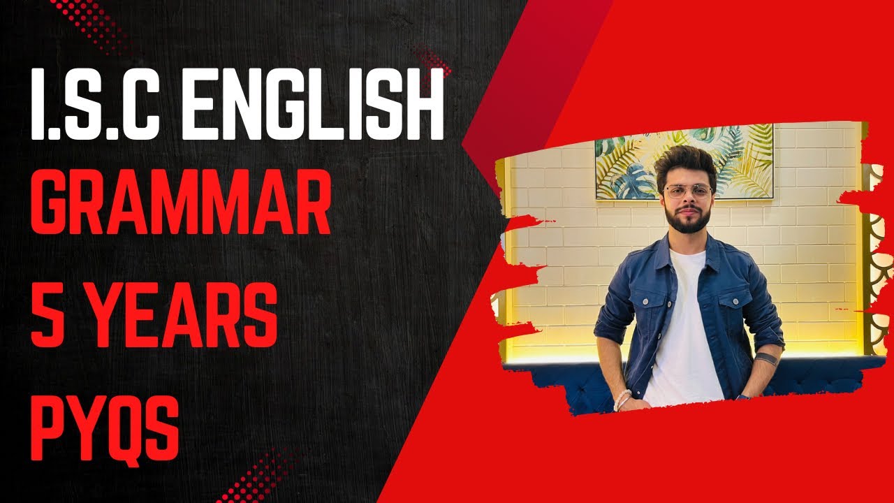 ISC English Paper-1 | Last 5 Years PYQs Solved | Detailed Explanation ...