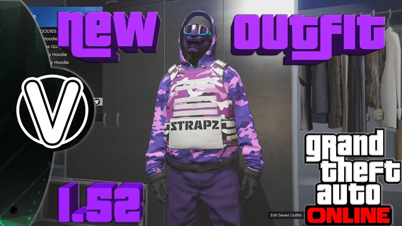 GTA 5 Online | Purple Strap Outfit 1.52 (GTA 5 Online Tryhard Outfits ...