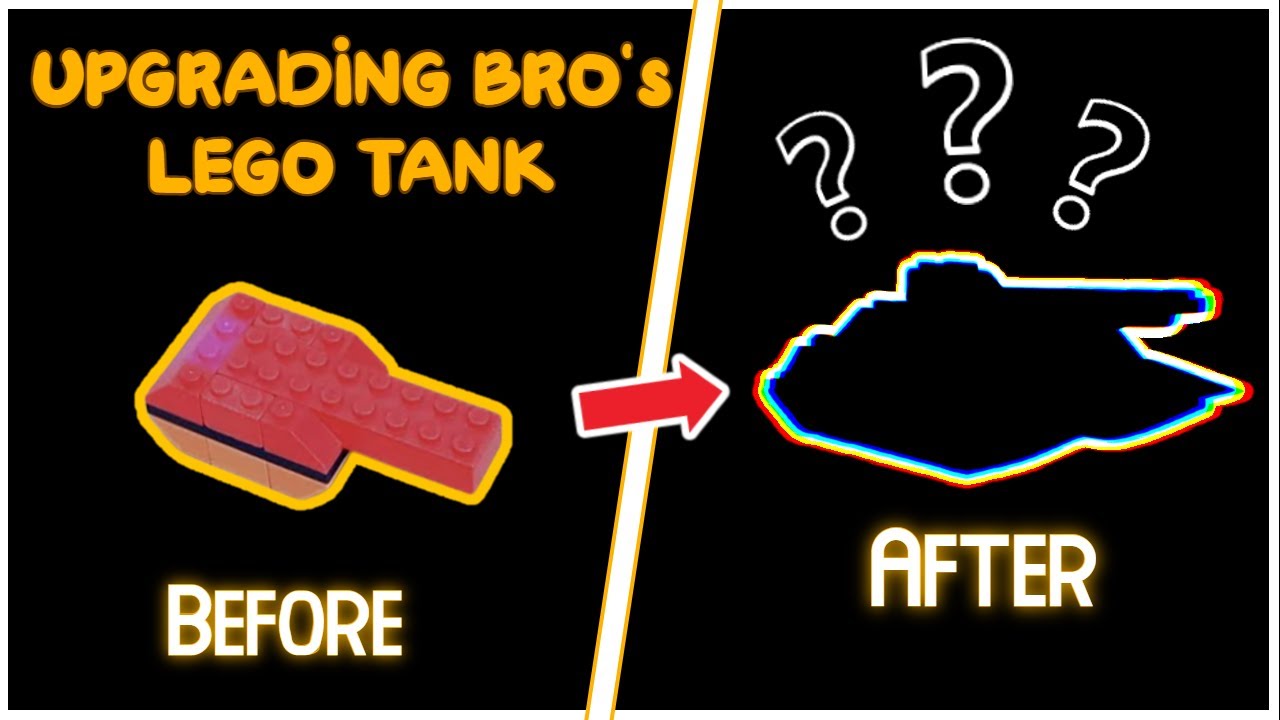 So I UPGRADED my BROTHER'S Lego TANK - YouTube