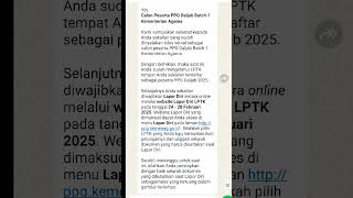 Mekanisme Lapor Diri Ppg Batch 1 Kementerian Agama Tahun 2025 Ppgdaljab ...