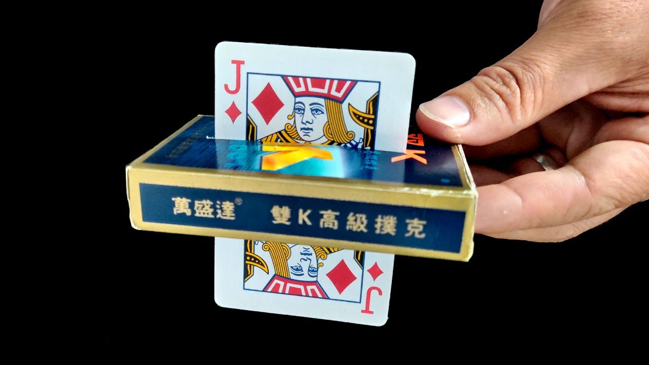 Card Through Cards New Great Magic Card Trick Revealed Youtube