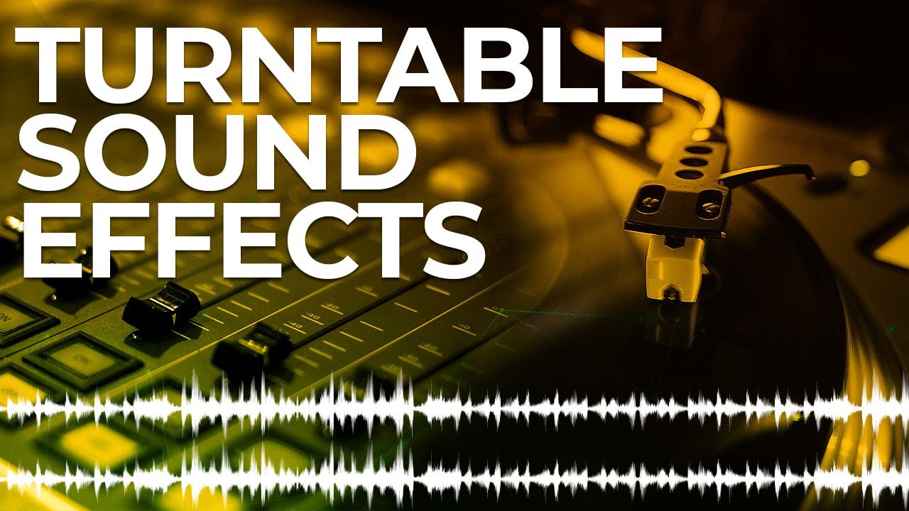 turntable sound effects in HD - YouTube