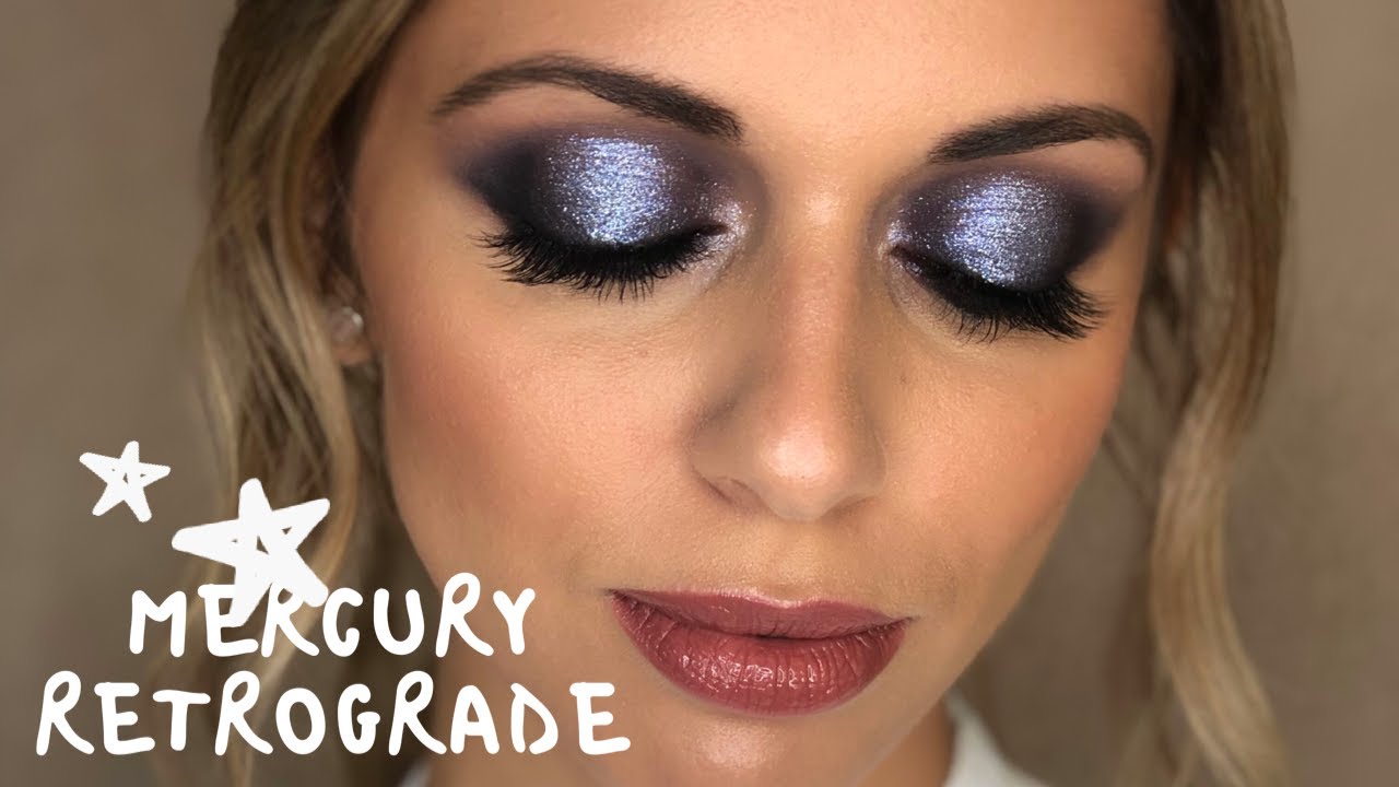 MERCURY RETROGRADE MAKEUP LOOK - YouTube