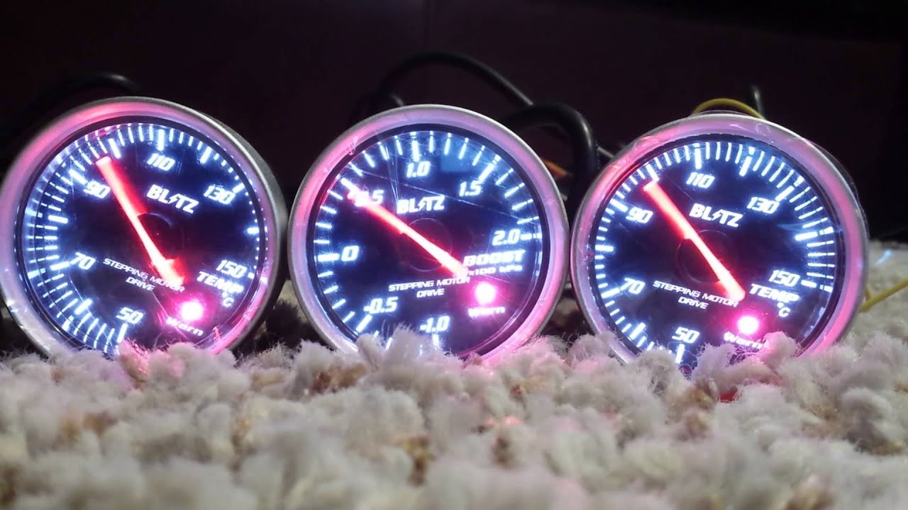 Blitz sd gauges - YouTube