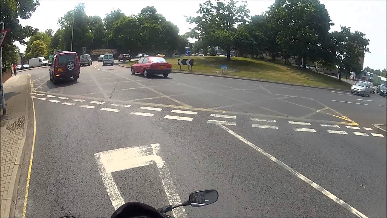 Motorcycle Crash - Rear ended - YouTube