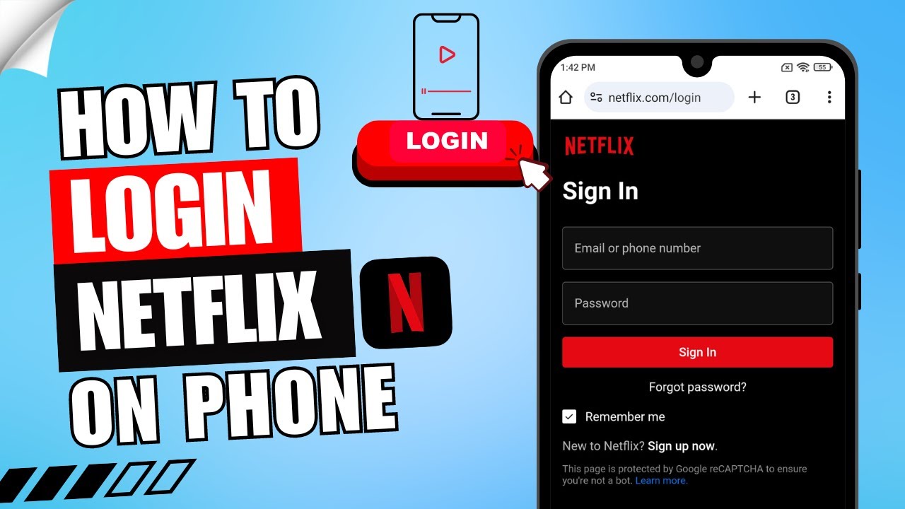How to Login Netflix on Phone 2024 | Quick Tutorial - YouTube