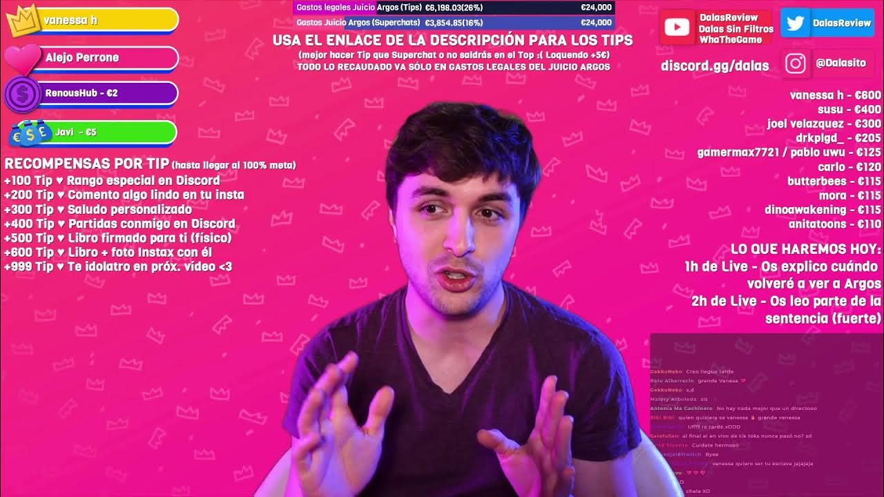 Leyendo la sentencia del Juicio que gané de mi perro (Y MÁS INFO SOBRE ARGOS) 🔴 Dalas en Directo ...