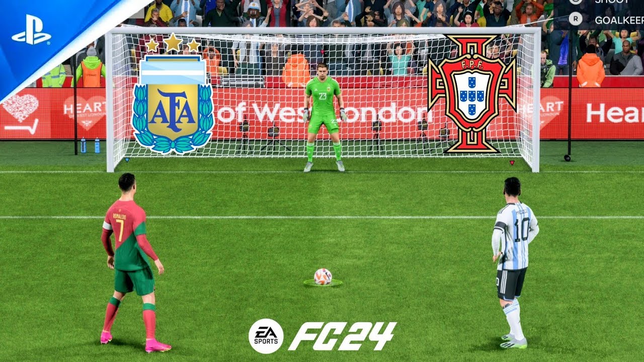 FC 24 | Messi vs Ronaldo | Argentina vs Portugal | Penalty Shootout ...