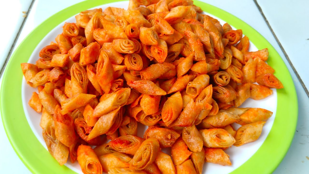 Cemilan 2 bahan dari kulit lumpia . ide jualan hanya 2 bahan - YouTube
