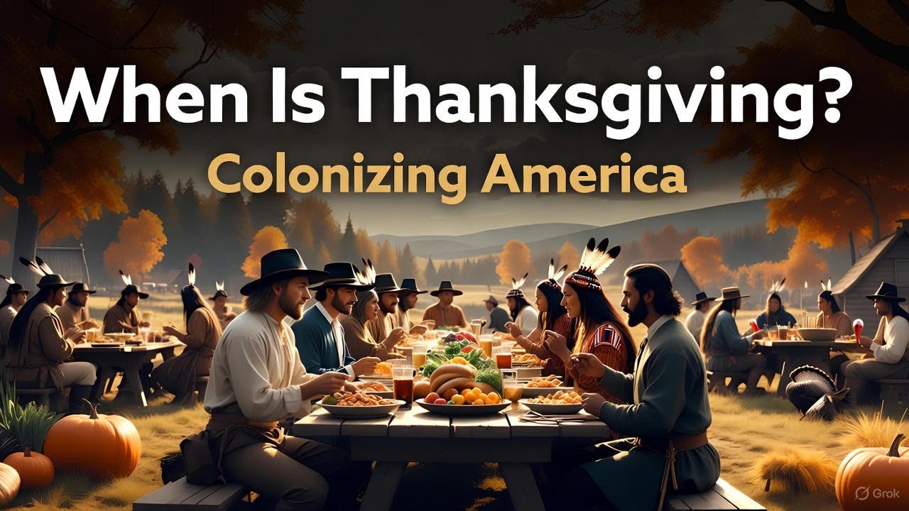 When is Thanksgiving? Colonizing America: Crash Course US History - YouTube
