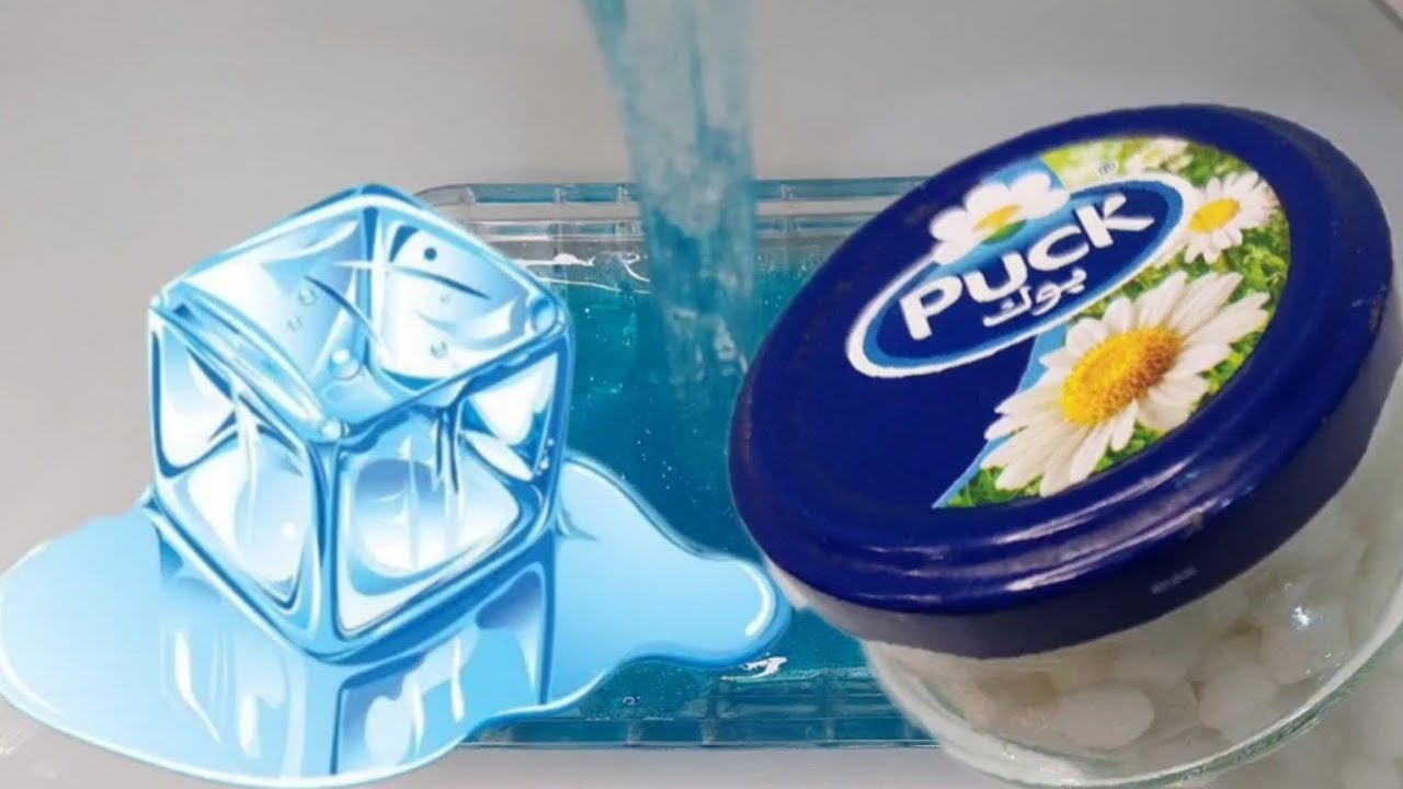 [ASMR] ice 🧊 slime video|how to make ice slime|satisfying video |no ...