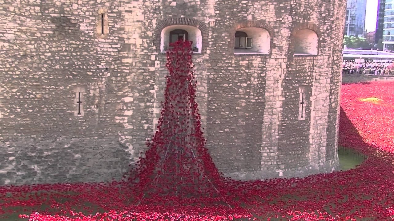 Poppies at the Tower of London - YouTube
