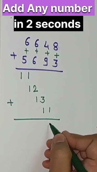 Addition Tricks for competitive exams #mathstricks #shorts #viral #trending #addition - YouTube